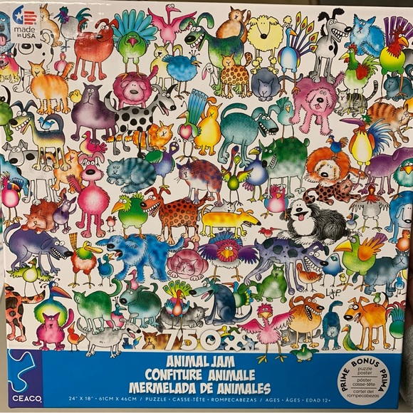 ceaco | Games | 75 Piece Ceaco Animal Jam Puzzle | Poshmark